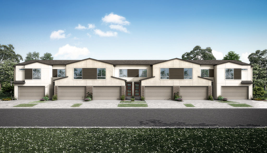 Britto 2 New Homes - Addenbrook Townhomes Community in West Jordan Utah